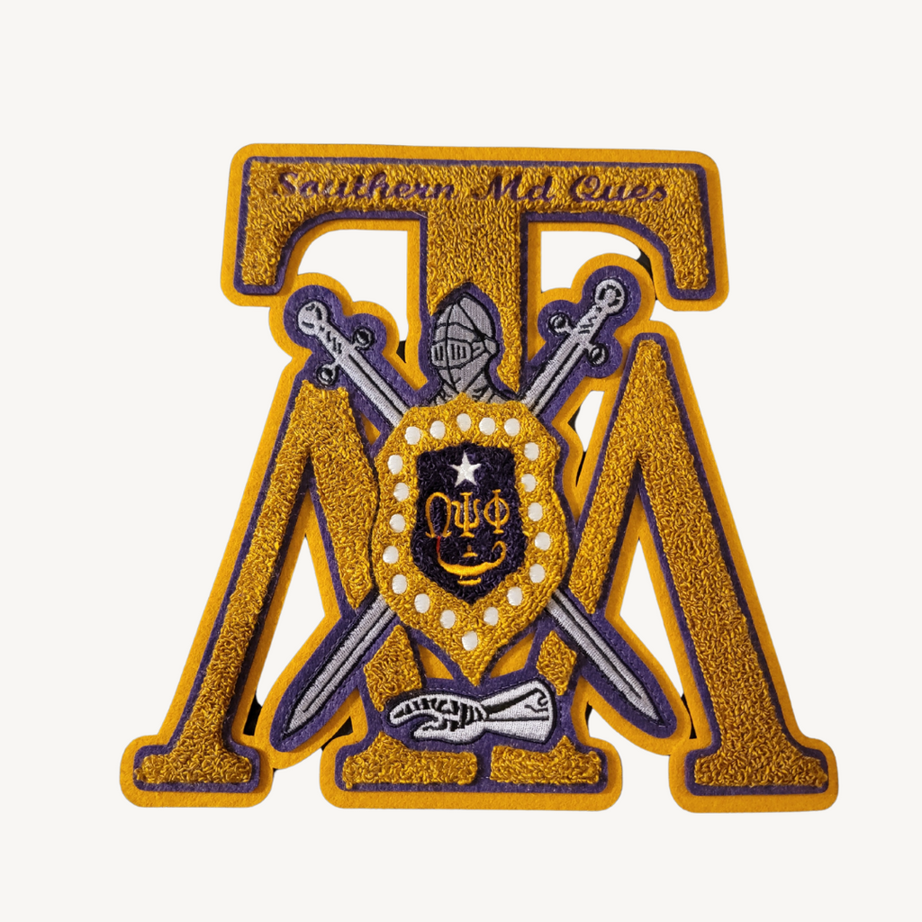 Tau Lambda Lambda Chenille Patch – Que Essentials